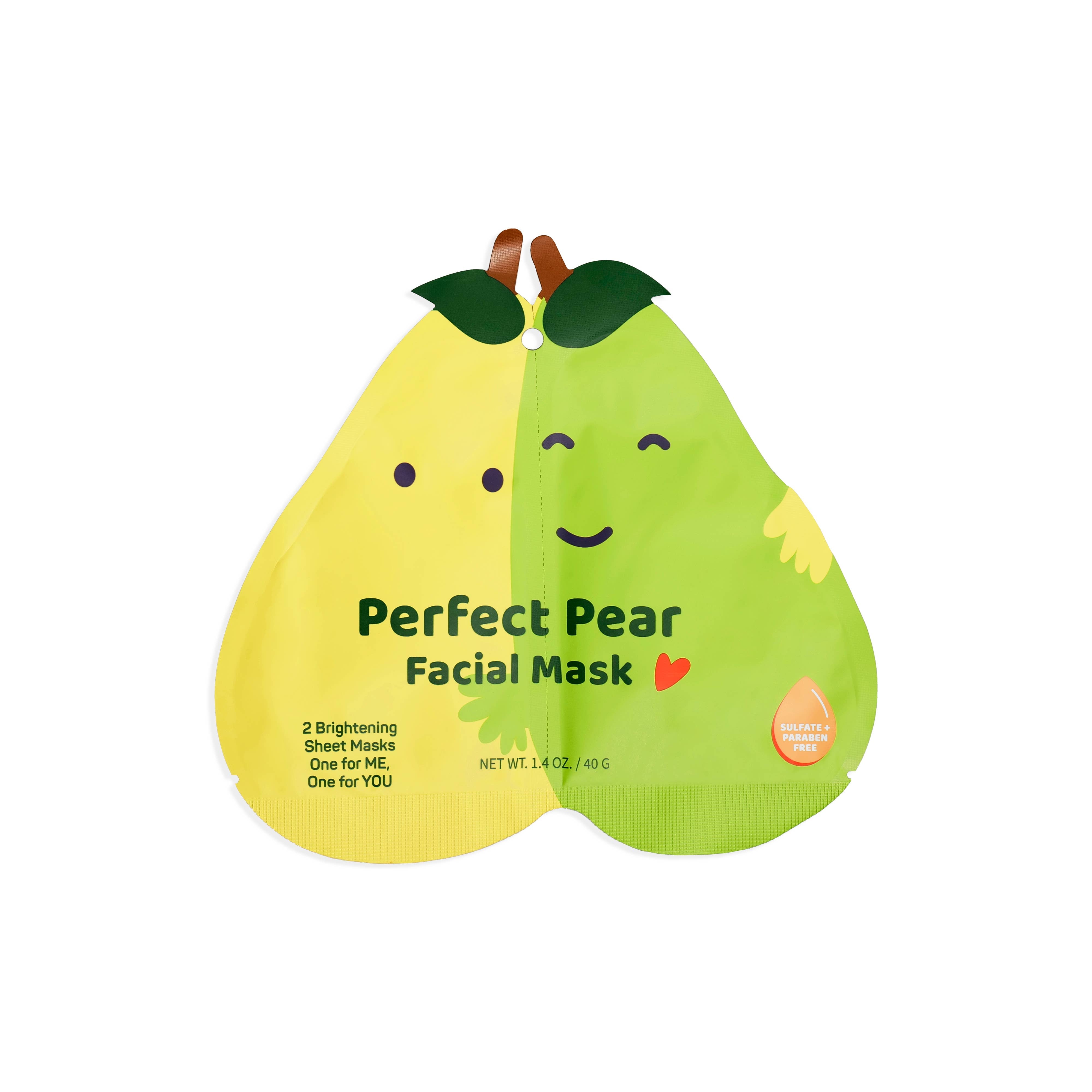Valentines' Day Perfect Pear sheet facial mask (2 in 1) – Di Luna ...